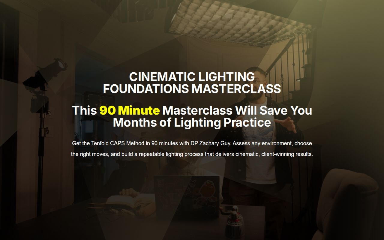 Cinematic Lighting Foundations Masterclass